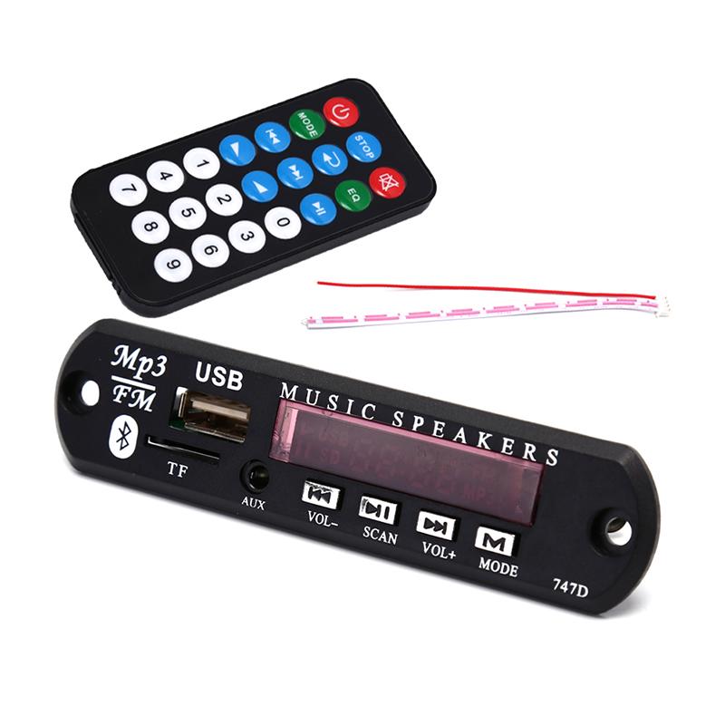 Buy Wireless Bluetooth Mp3 Car Decoder Board Audio Module 5-12V Usb Tf ...
