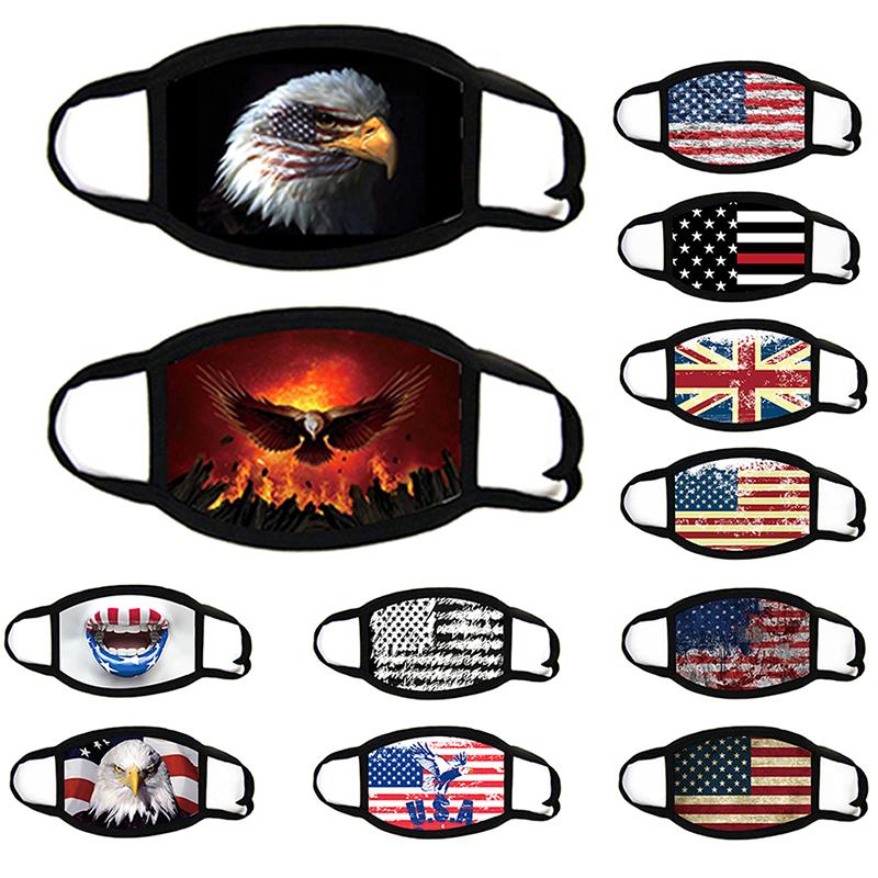 Buy Adult Usa United American Flag Print Face Mask America Face Mask at ...