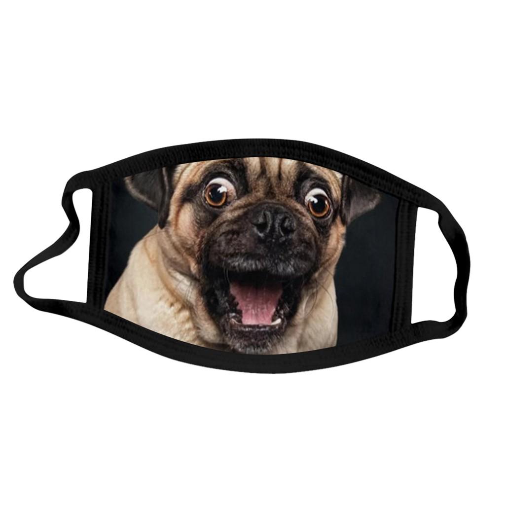 Buy Tanya Funny Animal Print Mask Polyester Material Washable And ...