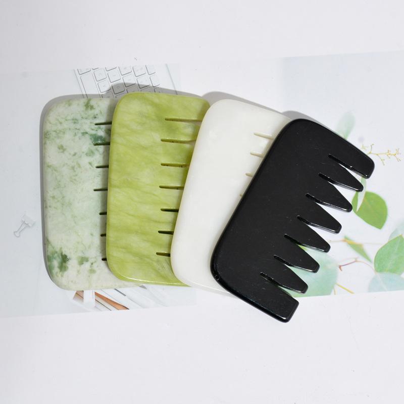 Cheap 1 Pc Gua Sha Board Comb Natural Jade Face Body Care Scraping SPA ...
