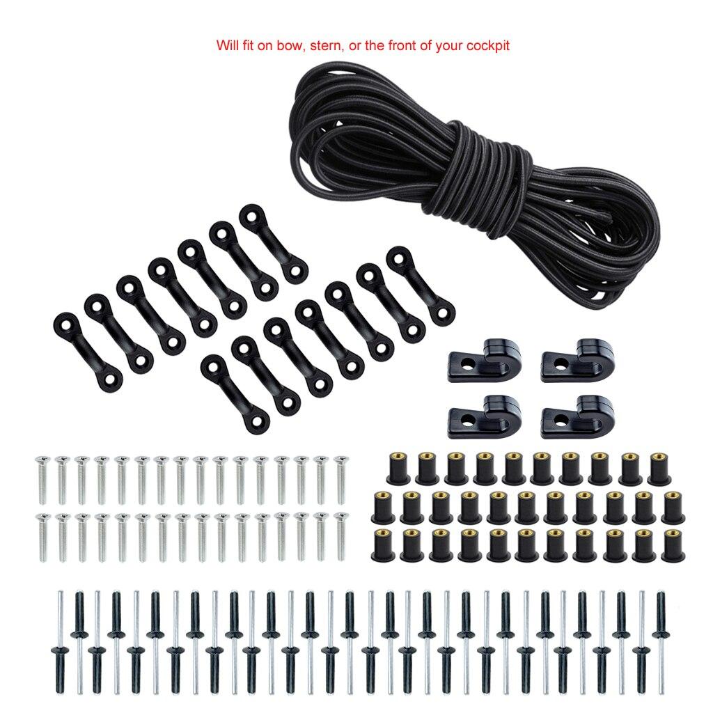 Buy Kayak Expanded Deck Rigging Kit Elastic Rope Bungee Nylon C and J ...