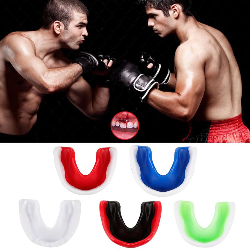 Satın alın Teeth Protector Kids Adult Mouthguard Sport Boxing Mouth ...