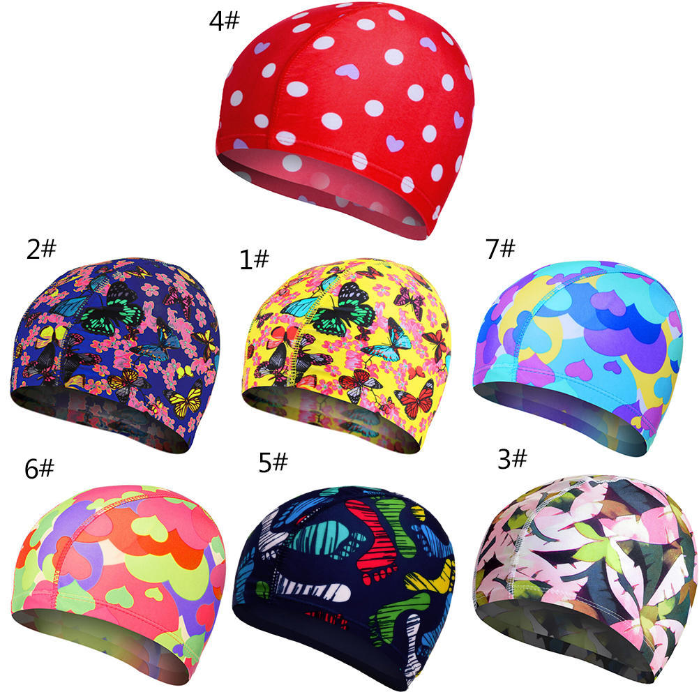 Swim Cap Men Women Unisex Swimming Caps Waterproof Ear Protection Long ...