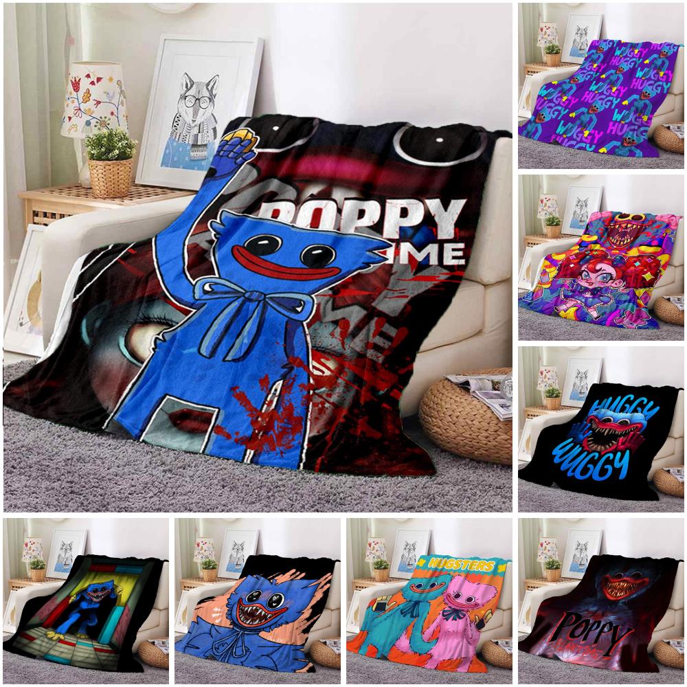 Buy Poppy Playtime Flannel Blanket Ultra Soft Comfort Sofa Bedroom ...