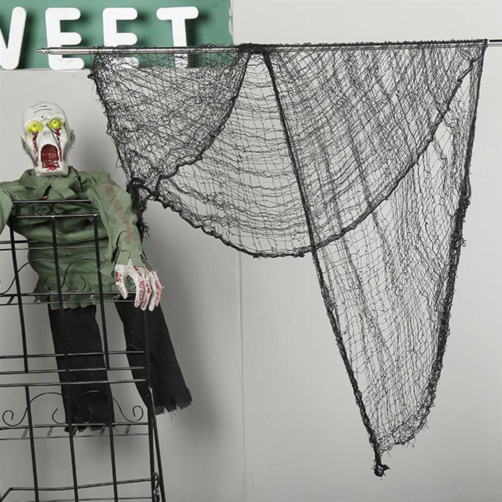 Buy Halloween Black Cotton Yarn Terror Horror Gauze Halloween Props ...