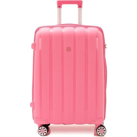 Buy MÇS V305 Unbreakable Polypropylene Medium Size Suitcase at ...