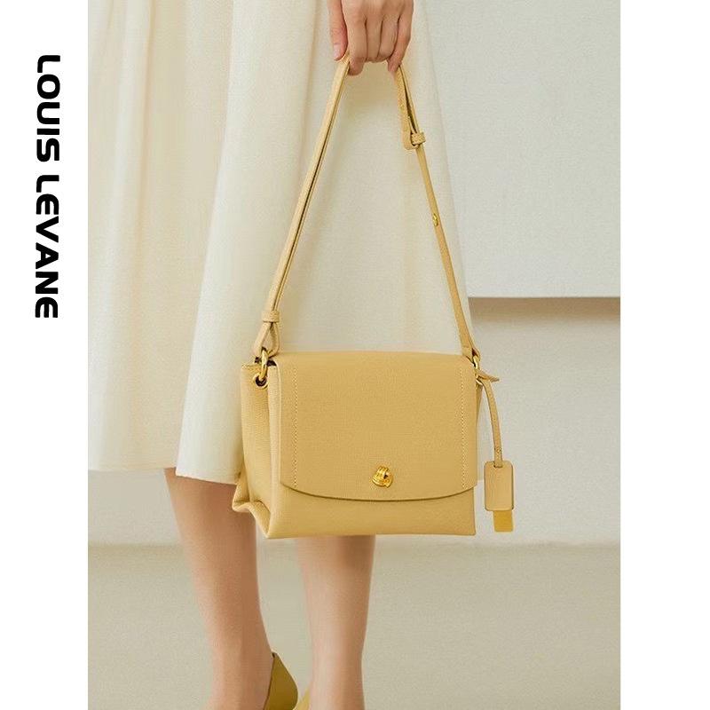 Buy Women Genuine Leather Fashion Vertical Square Handbag Designer ...