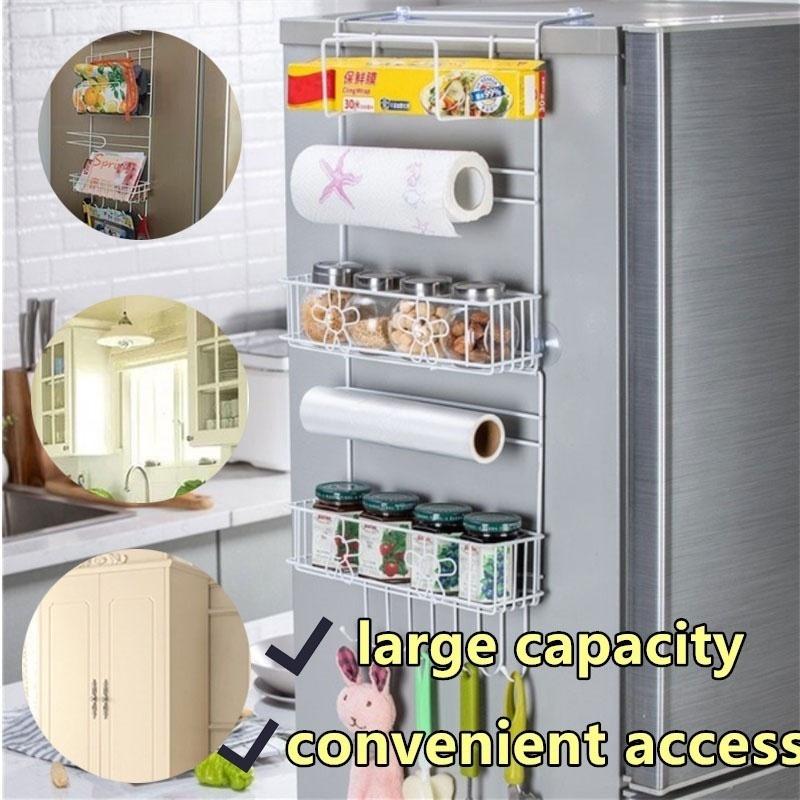 Buy Multi-functional Refrigerator Rack Fridge Side Shelf Multi-Layer ...