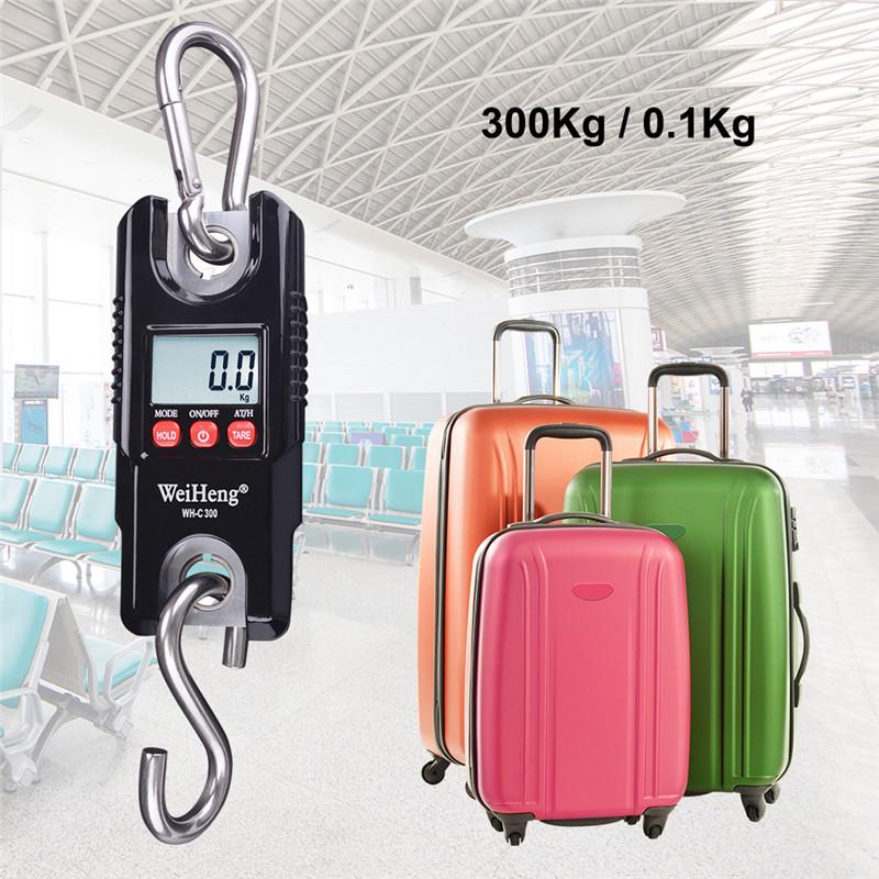 Buy 300kg/600lb 100g Electronic Balance Portable Mini Heavy Duty Crane ...