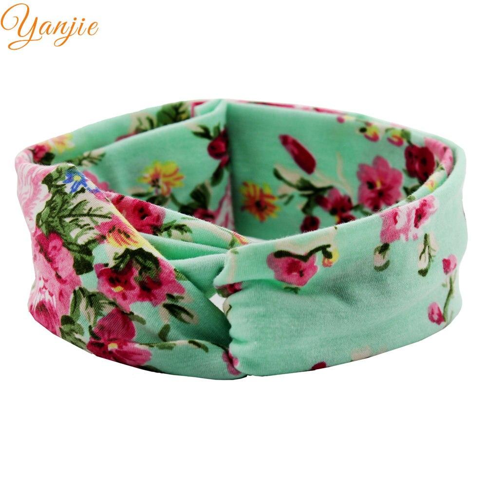Headband Trendy European Spring/Summer Floral Cotton Infantile Headband ...