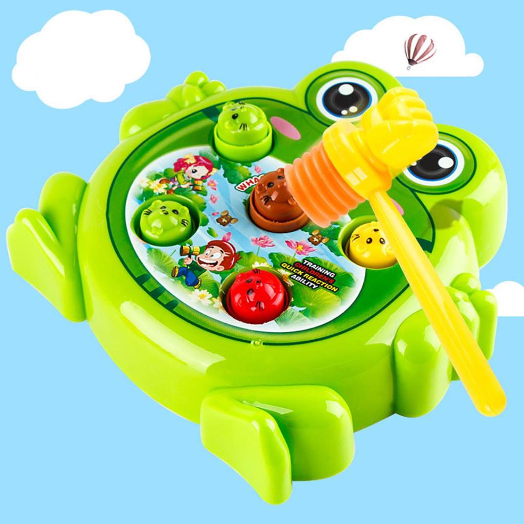 Buy Plastic Electric Funny Frog Interactive Hit Hamster Game Machine ...