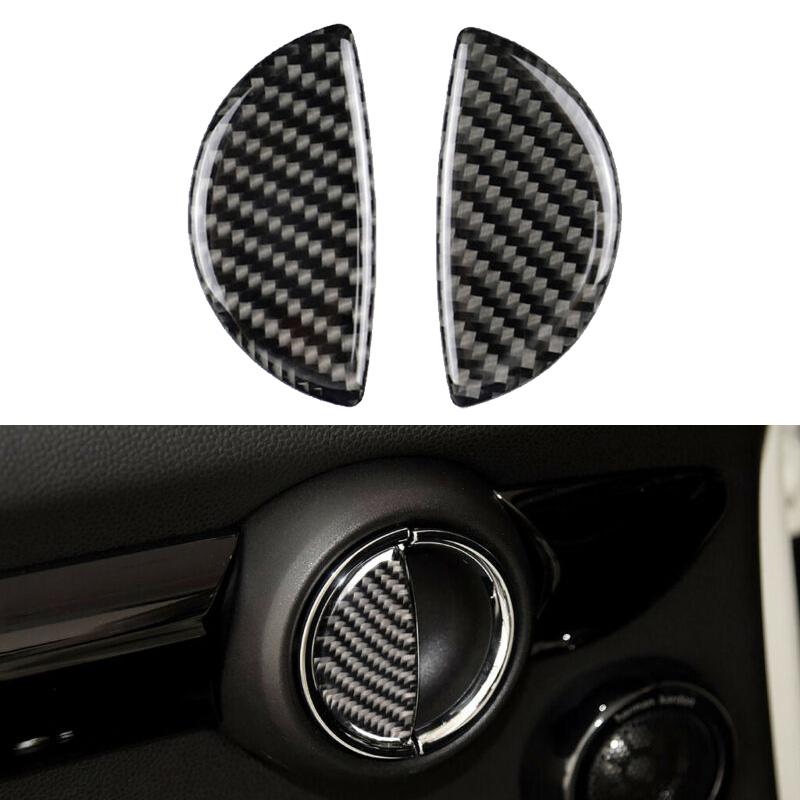 Buy Carbon Fiber Car Door Handle Cover Trim for BMW Mini Cooper R55 R56 ...