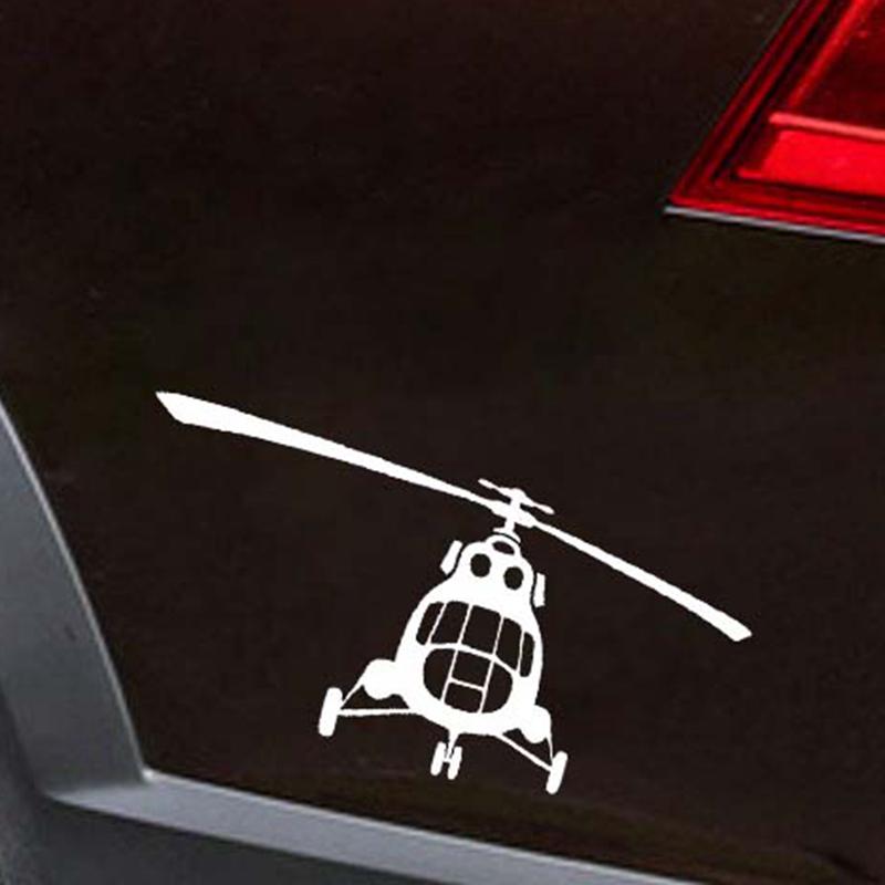 Buy 19cm*9cm A Word Tail Helicopter Aircraft Delicate Clear Vinyl Car ...