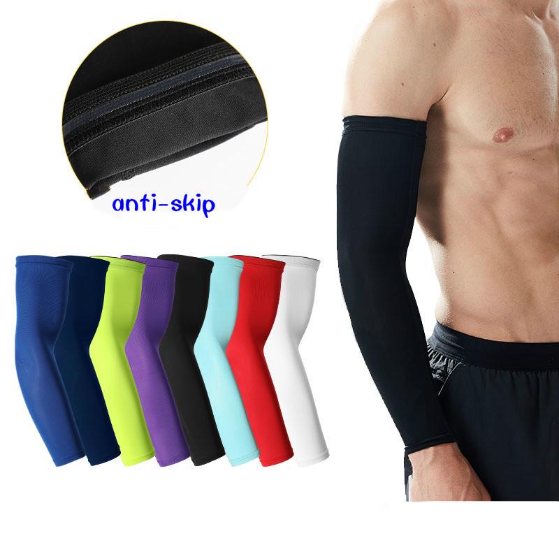 Buy Men Basketball Arm Elbow Wrist Protecter Running Sunscreen Anti ...