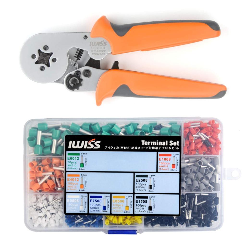 Cheap IWISS Ferrule Crimping Pliers HSC8 Rod Terminal for Wire End ...