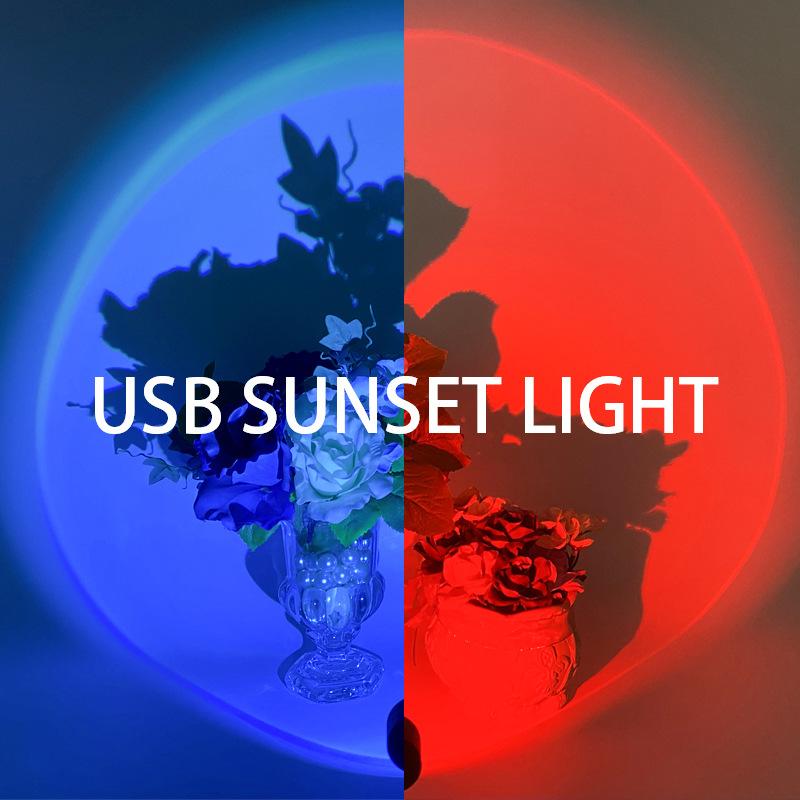 Cheap 1x LED USB Sunset Lamp Night Light Projector Birthday Party ...