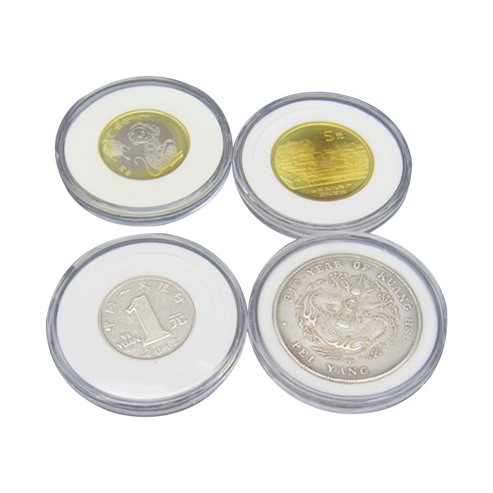 Buy Coin Holder Case with Storage Wooden Box Coin Protection Boxes Coin ...