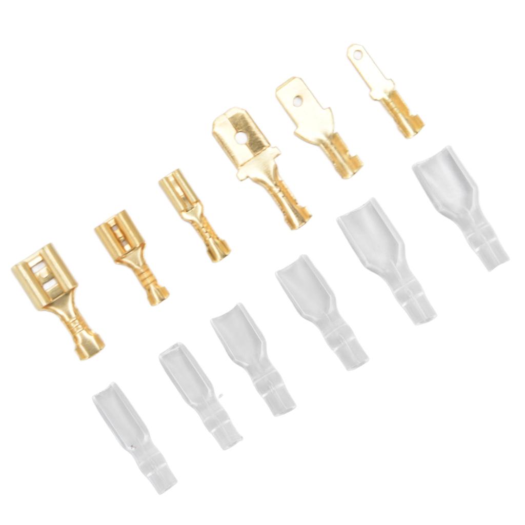 Cheap 450Pcs Wire Crimp Terminal Block Male Female Spade Connectors ...