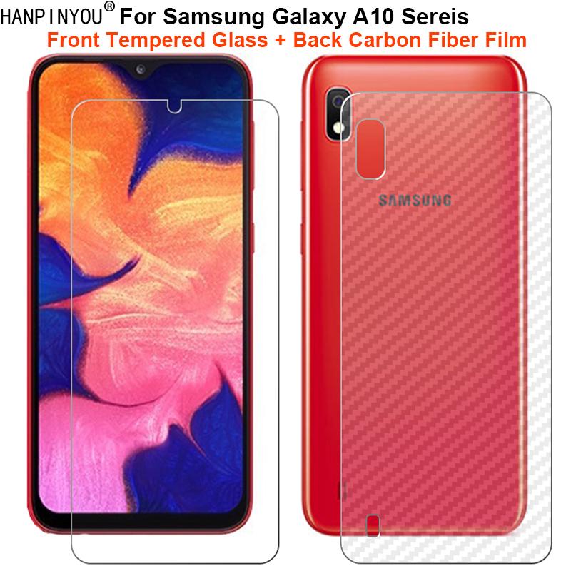 Buy For Samsung Galaxy A10 1 Set = Ultra Thin Back Back Carbon Fiber ...