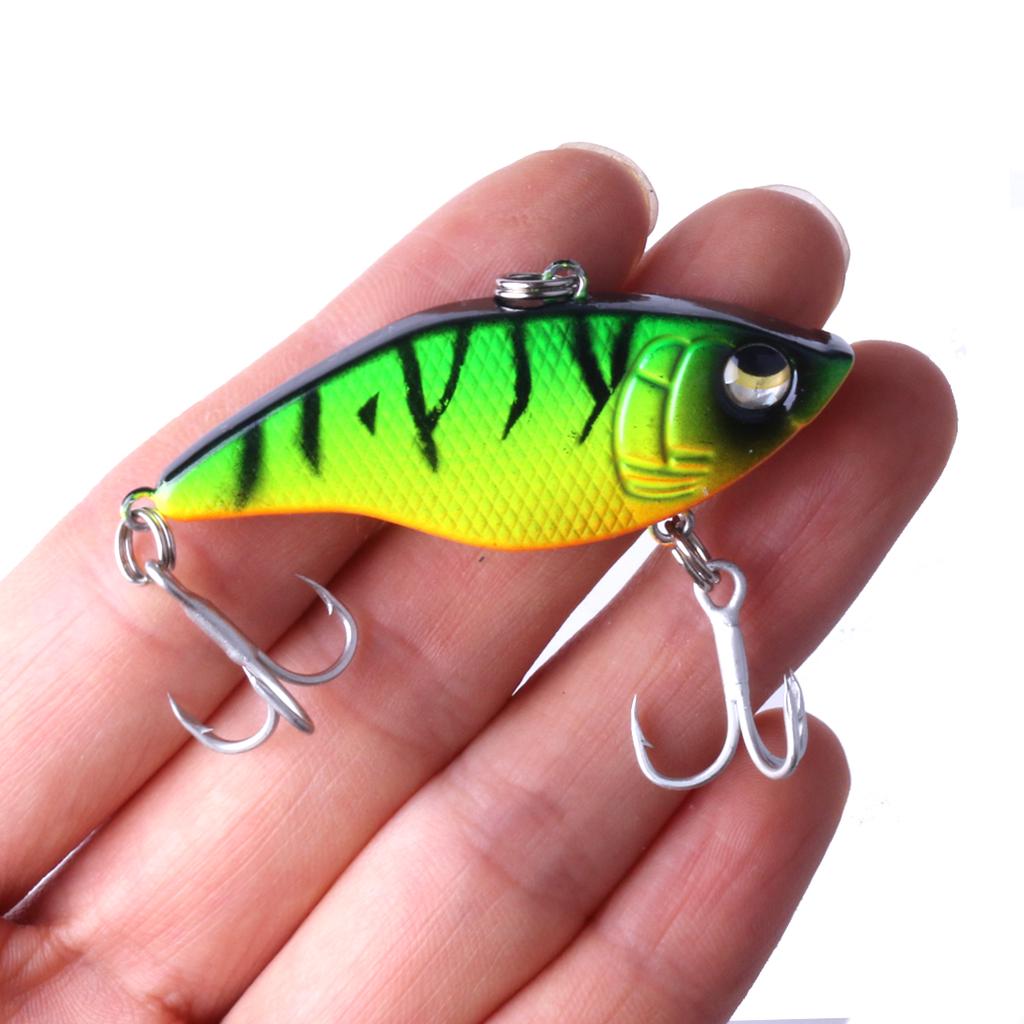 5pc Hengjia 5cm/15g Metal VIB Fishing Bait Trout Pike Lures Tackle Hook 3D Eyes Wobbler uygun ...