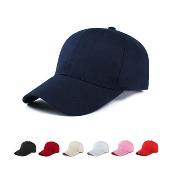 Buy Baseball Hat Solid Color Baseball Caps Travel Sunshade Hat ...