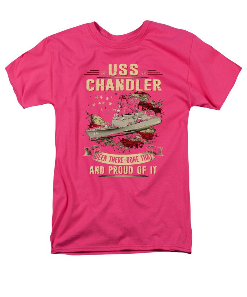 Buy Men Premium Cotton uss chandler ddg Print Tees Funny Harajuku Style ...