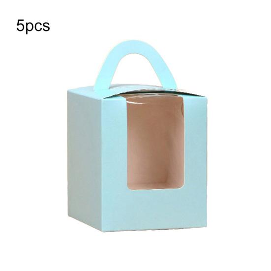 Cheap Cake Box Clear Window Container with Handle Party Gift | Joom