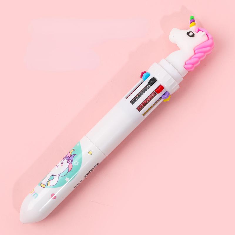 Cheap Creative Cartoon 10-color Ballpoint Pen Student Cute Signature ...