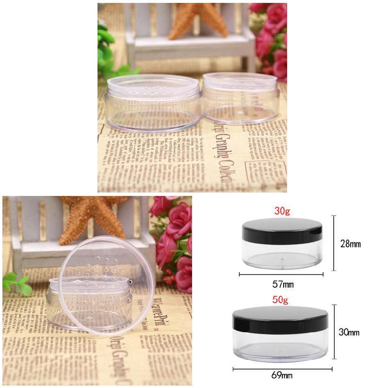 Buy Empty Powder with Makeup Loose Pot Container Travel Pcs Jar for 1 ...