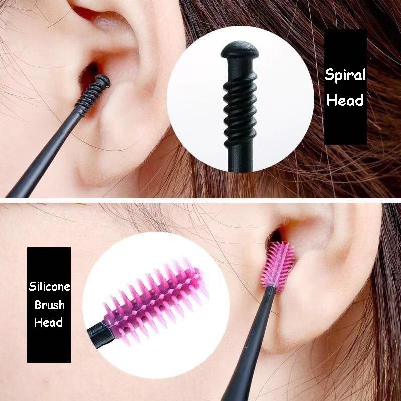 Cheap Double-ended Soft Silicone Ear Pick Earpick Ear Wax Curette ...