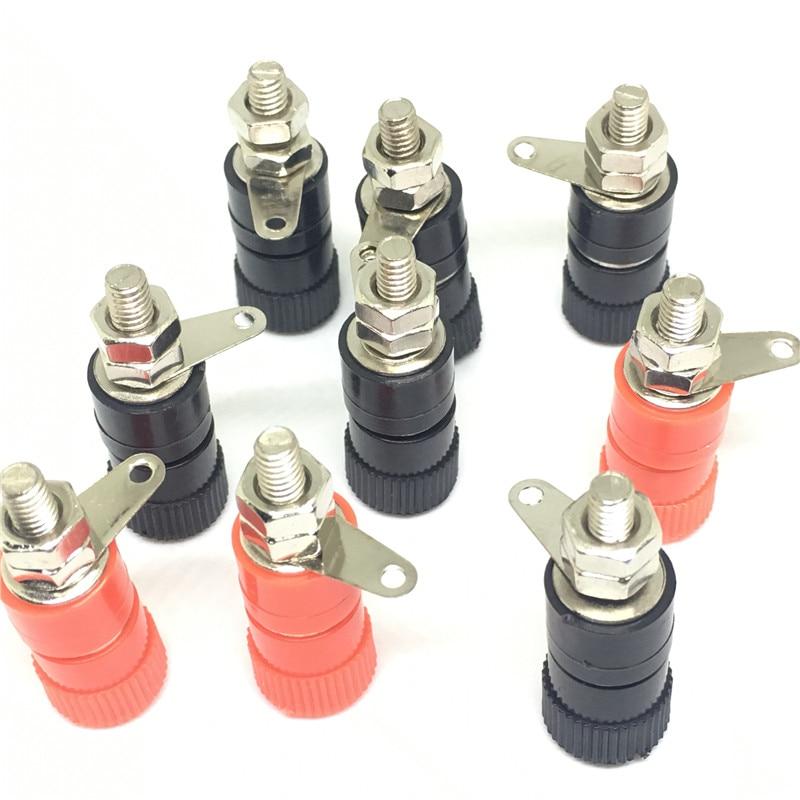 Buy 10PCS Terminal Blocks JS-910B JS-919 4mm Amplifier Terminal Connector Binding Post Banana ...