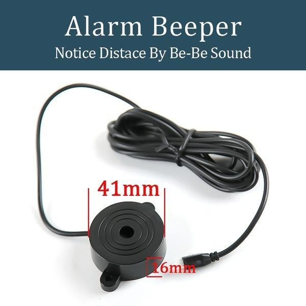 Buy 4 Sensors Buzzer 22mm Car Parking Sensor Kit Reverse Backup Radar ...