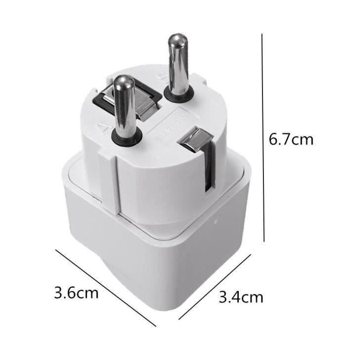 Universal Electrical Adapter Socket UK US EU AU To EU Travel Converter ...