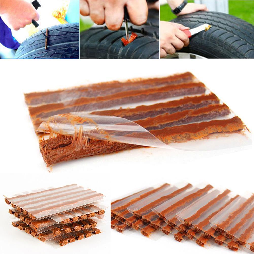 Buy 5/10pcs Car Tire Repair Strips Plug Tubeless Patch Puncture ...
