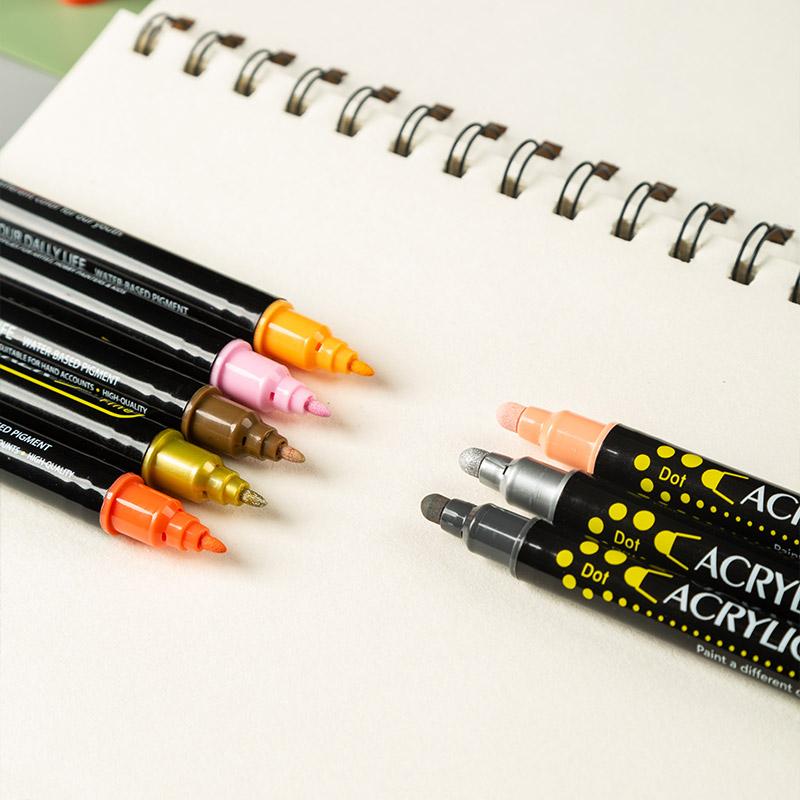 Satın alın Dual-Sided Double-Pointed Acrylic Marker for Bold and Fine ...