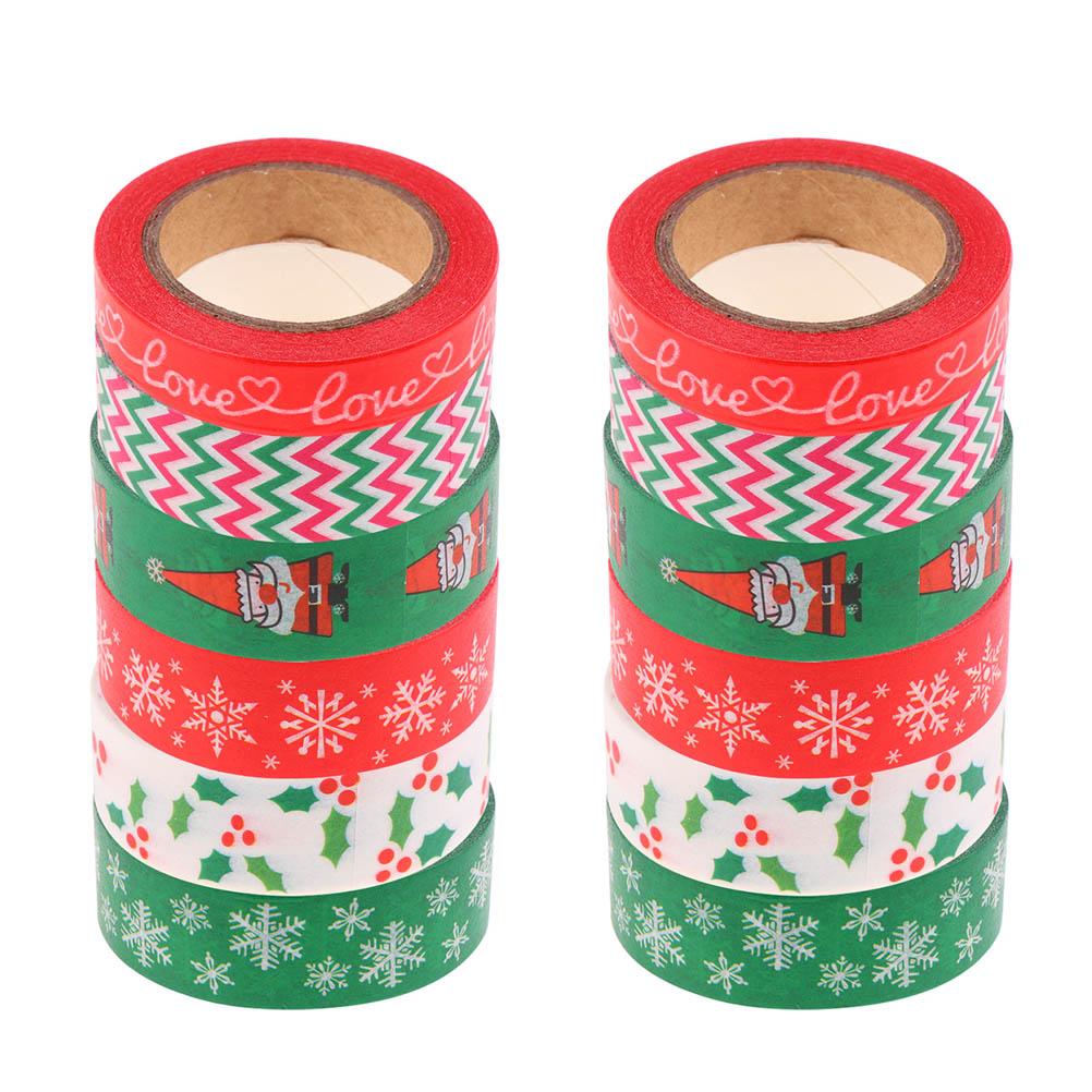12 Rolls Fashion Washi Paper Tapes Decoration Tape Stickers Washi Tapes ...