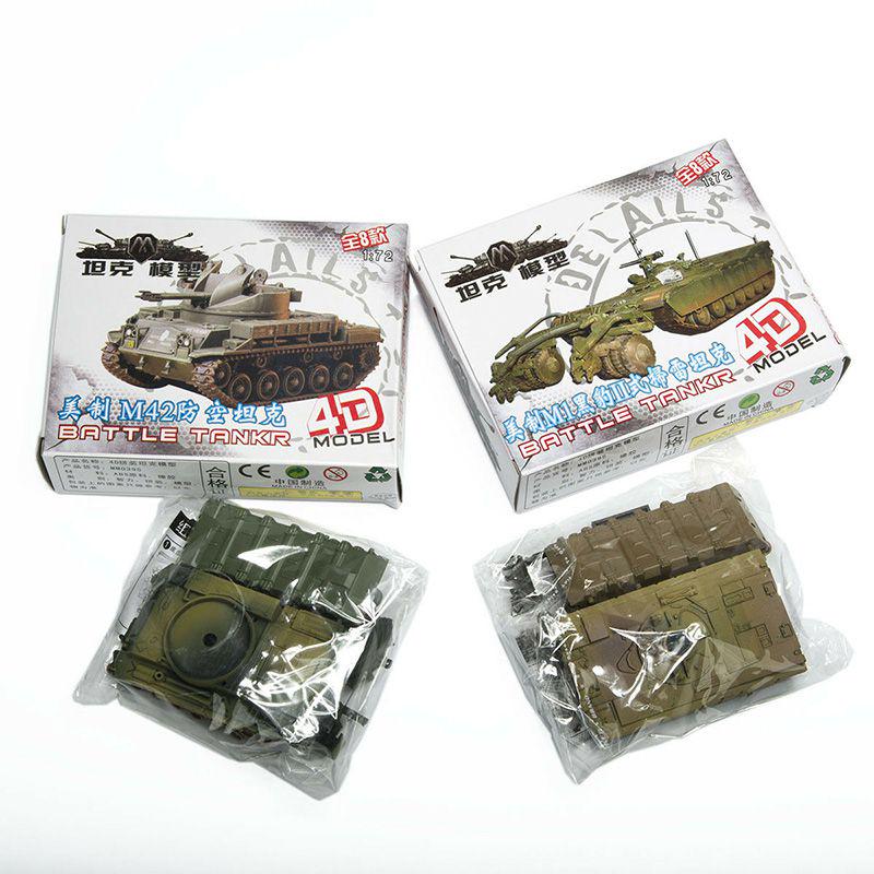 Buy 1/72 4D 8pcs Assemble Tank 4D Plastic Model Kit The Battle Chariot ...