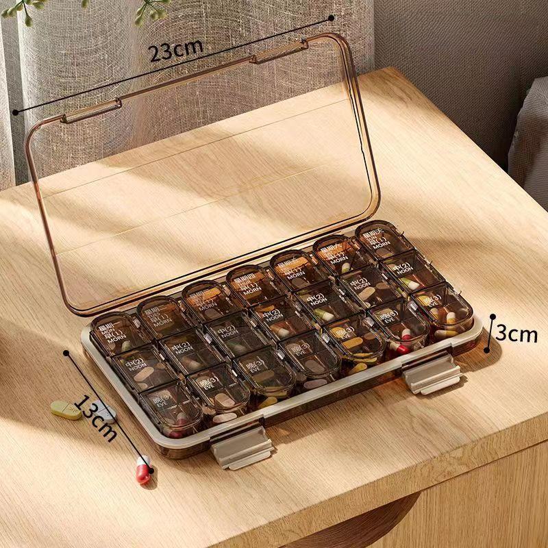 Cheap Portable carry-on medicine dispensing box three meals a day ...