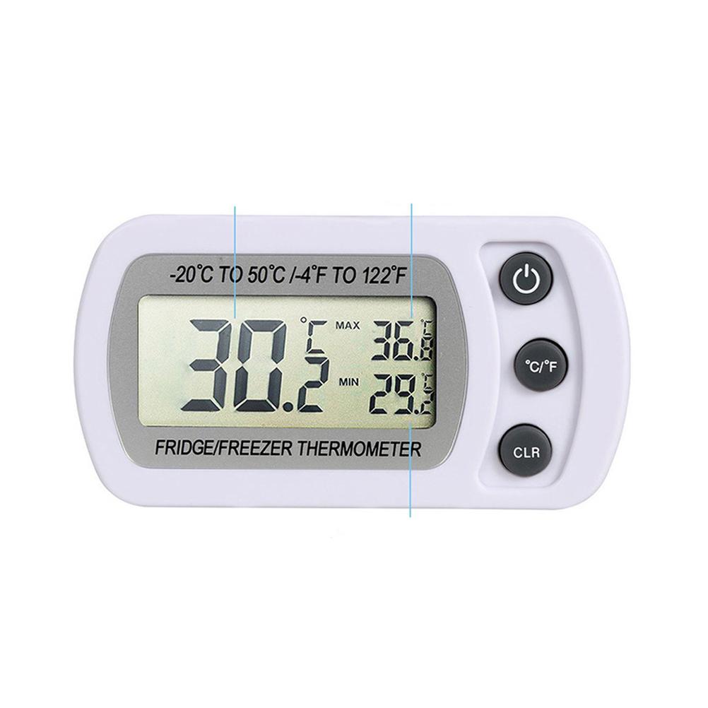 Buy Digital Waterproof Fridge Thermometer LCD Display Freezer Room ...