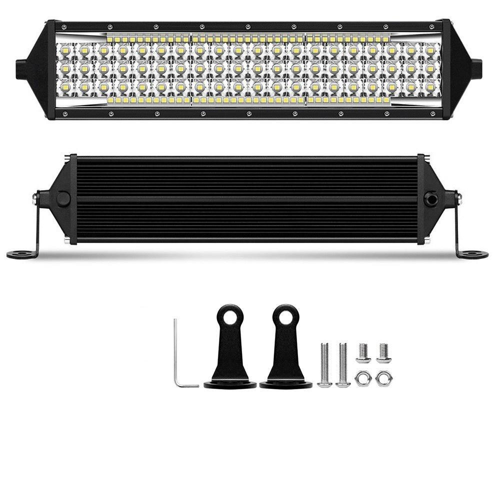 Buy 12 inch 134LED LED Work Light 402W Tri-Row LED Work Light Bar Spot ...