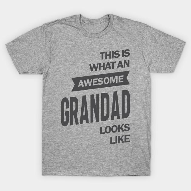 Unisex Moda TShirt awesome büyükbaba Baskı Plus Boyut XS-6XL T-Shirt No-Cut Transfer Kağıt Baskı ...