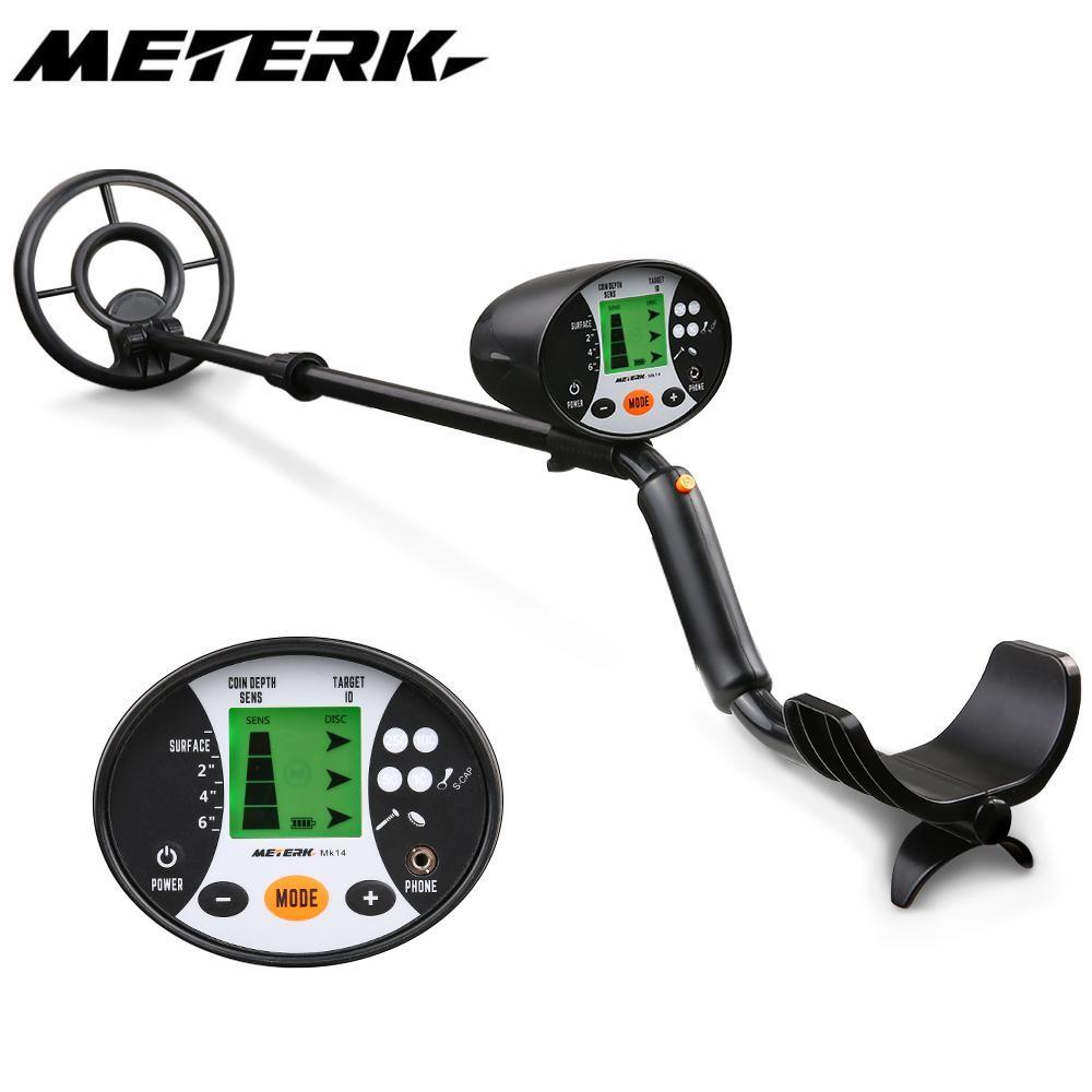 Meterk High Sensitivity High Performance Metal Detector Underground ...