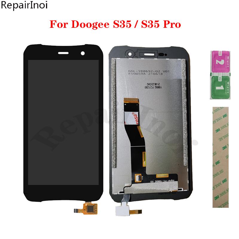 Buy For S35 S35Pro Full LCD Screen For Doogee S35 Pro LCD Display Touch Screen Digitizer ...