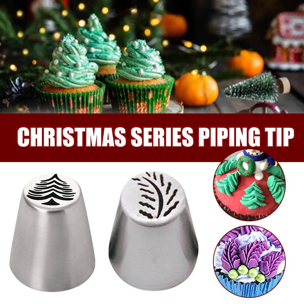 Buy New Christmas Tree Series Piping Tip Piping Tips Set Nozzles Icing ...