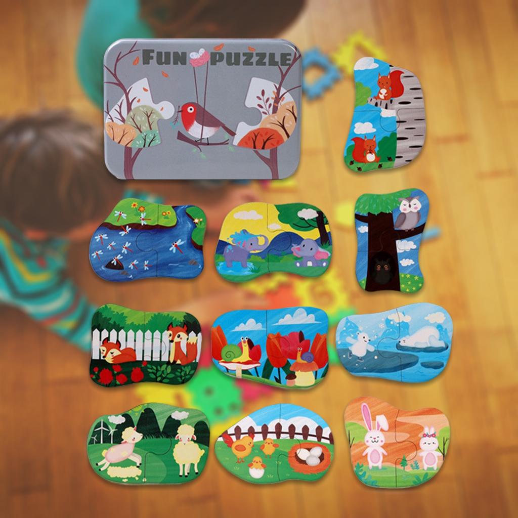 Buy Matching Jigsaw Puzzle Game Educational Toys for Children Style 1 ...