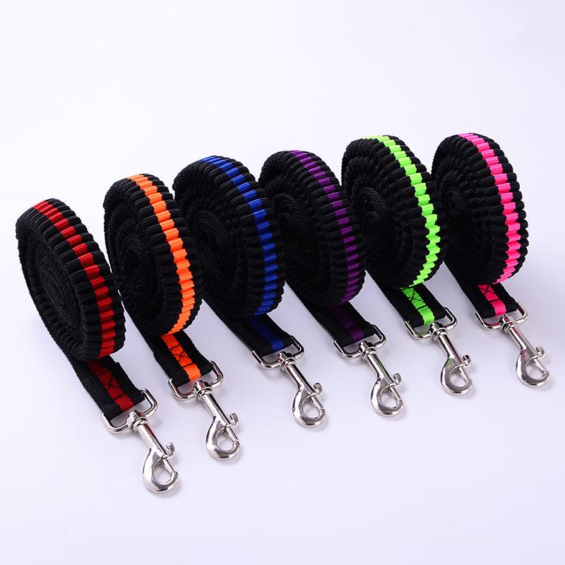 Nylon Walking Leash Elastic Pet Extendable Running Lead Gentle Dog ...