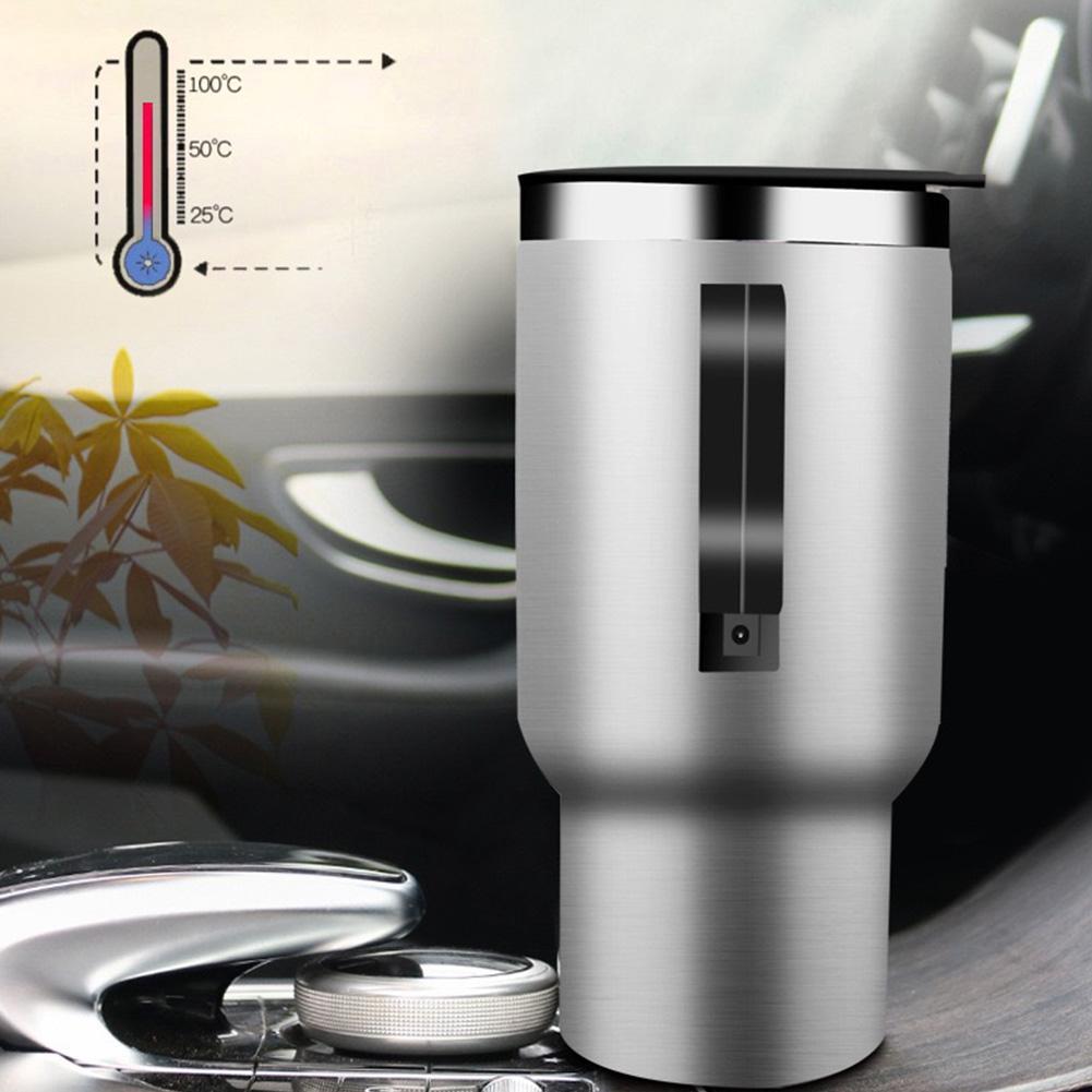 Buy 12V 450ml Car Electric Kettle Heating Cup Coffee Mug Steel Maker ...