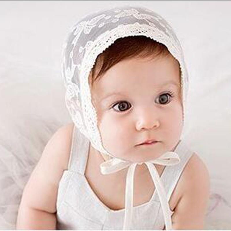 Buy 1 Pc Baby Supplies Baby Cap Princess CHt Lace Bow BreatCHble Cap at ...