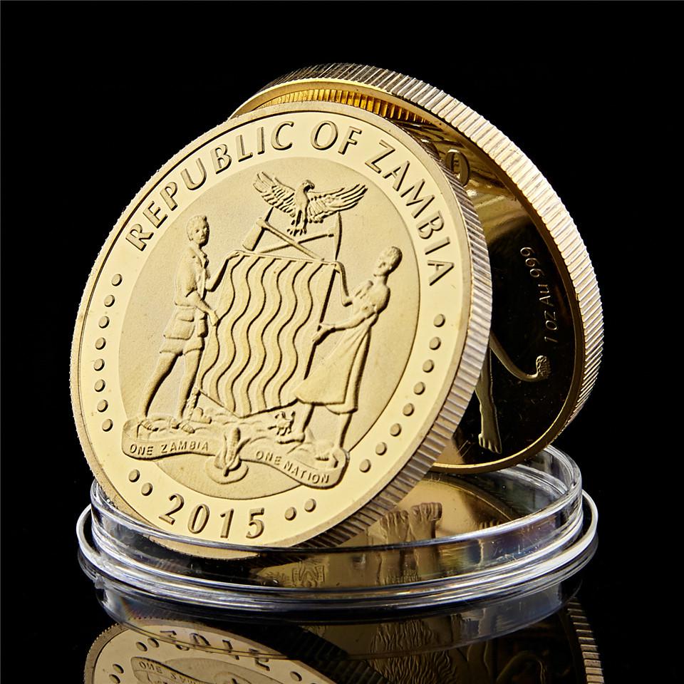 Buy 2015 Zambia Republic 1oz.999 African Elephant 10000 Kwacha Gold ...
