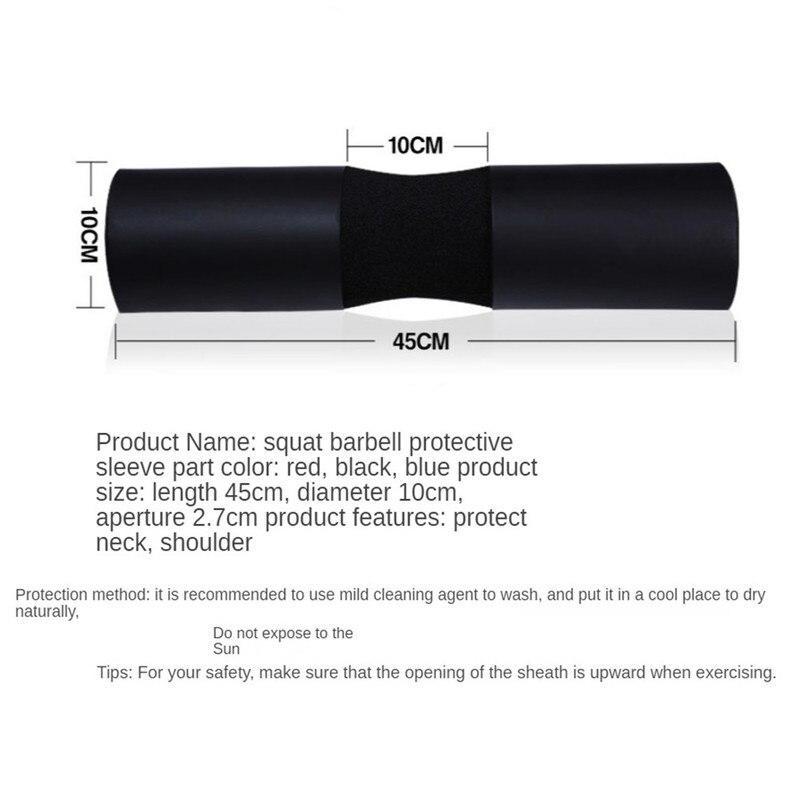 Buy Foam Barbell Squat Neck Guard Barbell Cover Shoulder Pad Pull Up ...